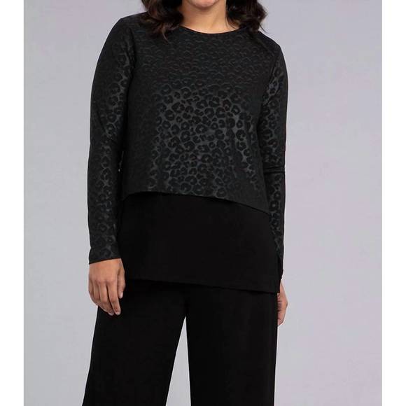 Sympli | Tops | New Sympli Go To Cropped T 34 Sleeve Top In Black ...